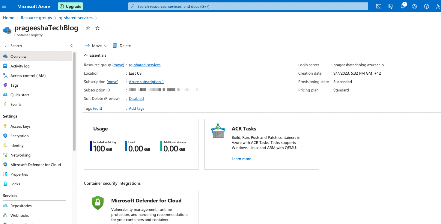 A Step-by-Step Guide to Setting Up an Azure Container Registry and Managing Access | blog ...